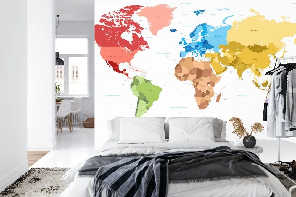 Fototapeta Mapa Světa Samolepící tapety 254x184