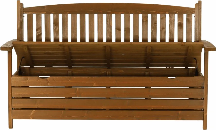 Zahradní lavička, hnědá, 150cm, AMULA