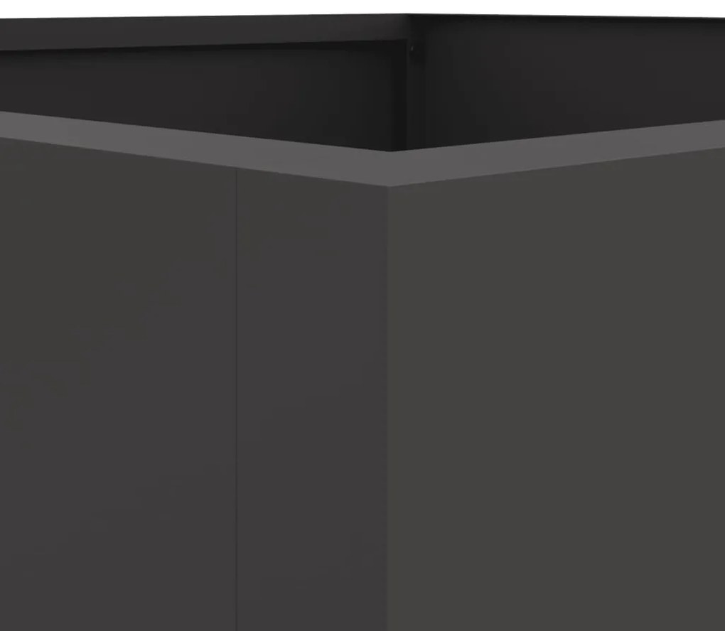 Truhlík černý 52 x 48 x 75 cm ocel válcovaná za studena - Default Title
