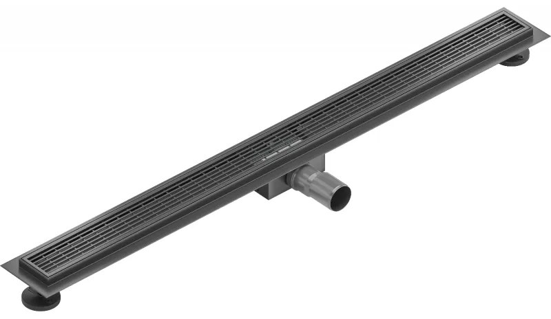 Mexen Flat M33 nerezový sprchový žlab 100 cm, černá, 1733100-15