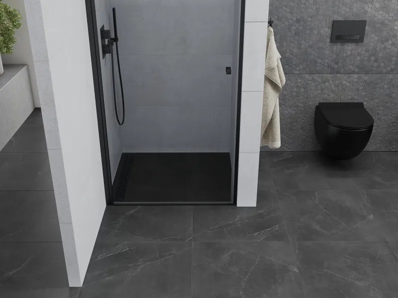 Mexen PRETORIA sprchové dveře ke sprchovému koutu 70 cm, černé, 852-070-000-70-00