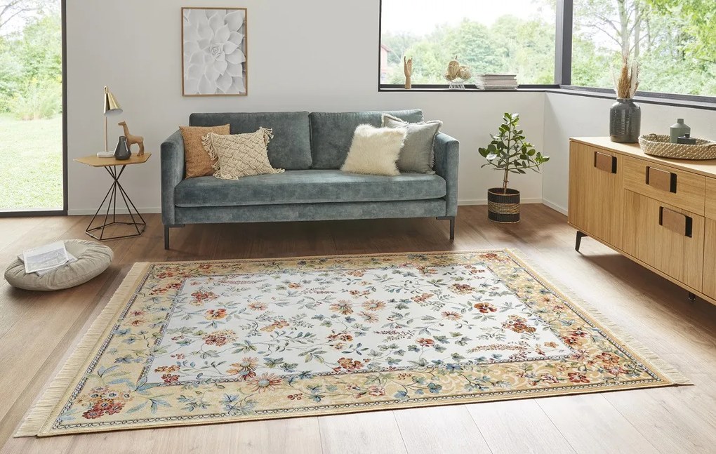 Hanse Home, Kusový koberec Naveh 104375 Cream/Cord, 95x140, béžová, chodba / předsíň