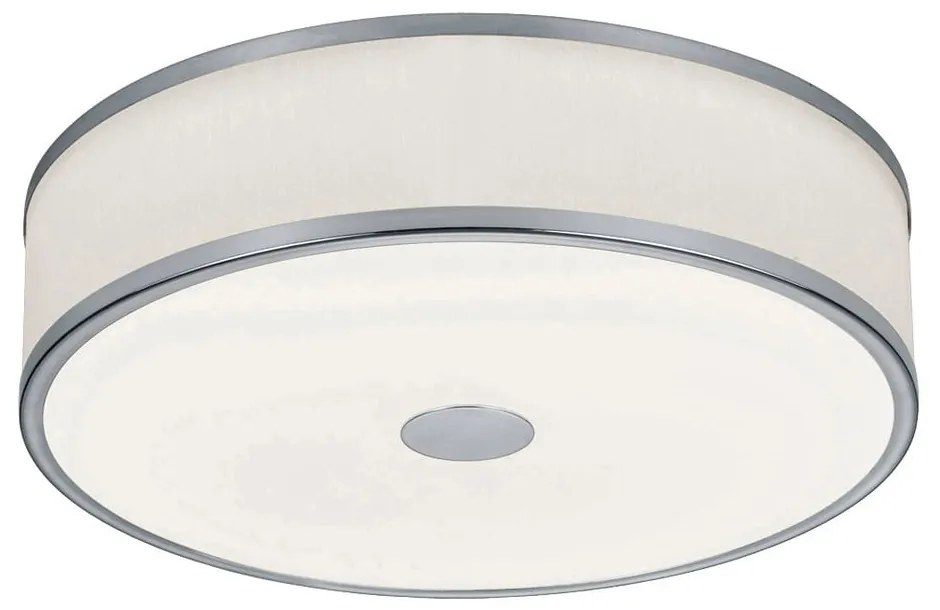 Stropní LED svítidlo Trio Agento ve stříbrné barvě, ø 40 cm