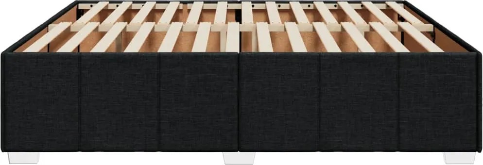 Rám postele bez matrace černý 180 x 200 cm textil 3284855