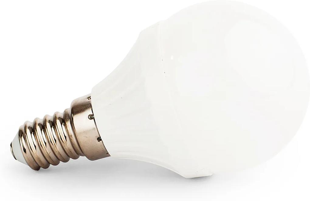 SPLED LED žárovka - E14 - 7W - 630Lm - koule - studená bílá