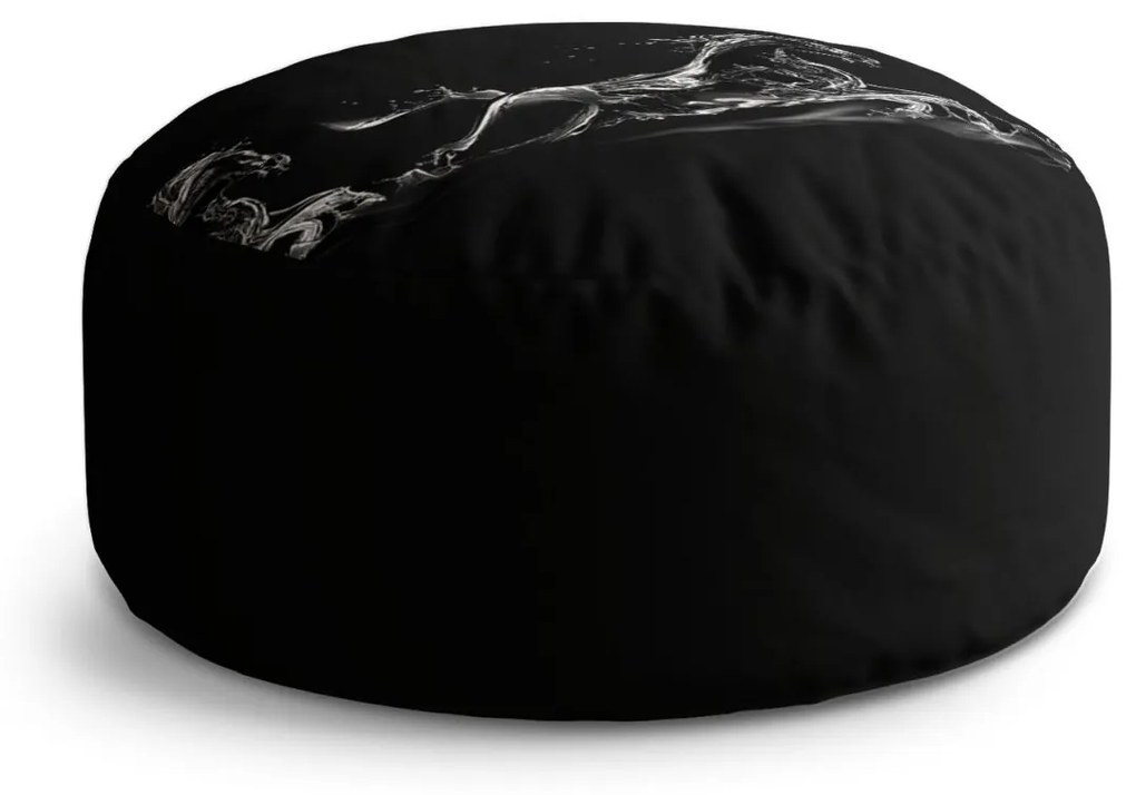 Sablio Taburet Circle Vodní kůň: 38x48 cm