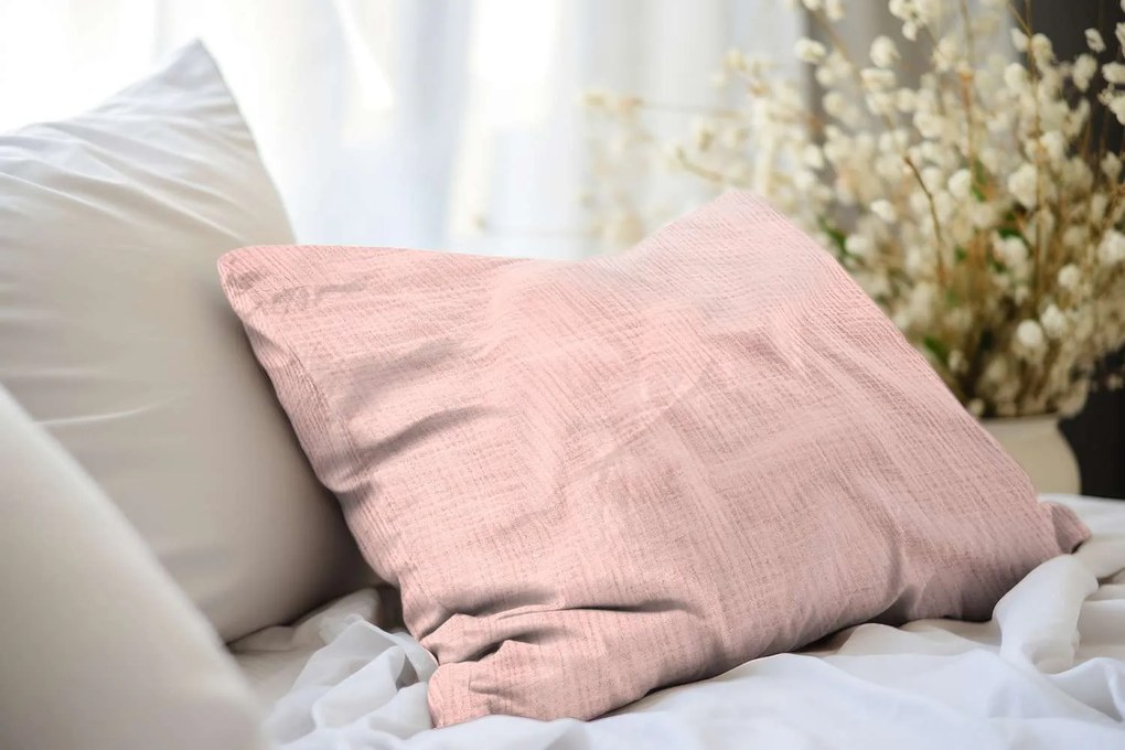 Mušelínové povlečení Old rosa Velikost: 140 x 220 + 70 x 90