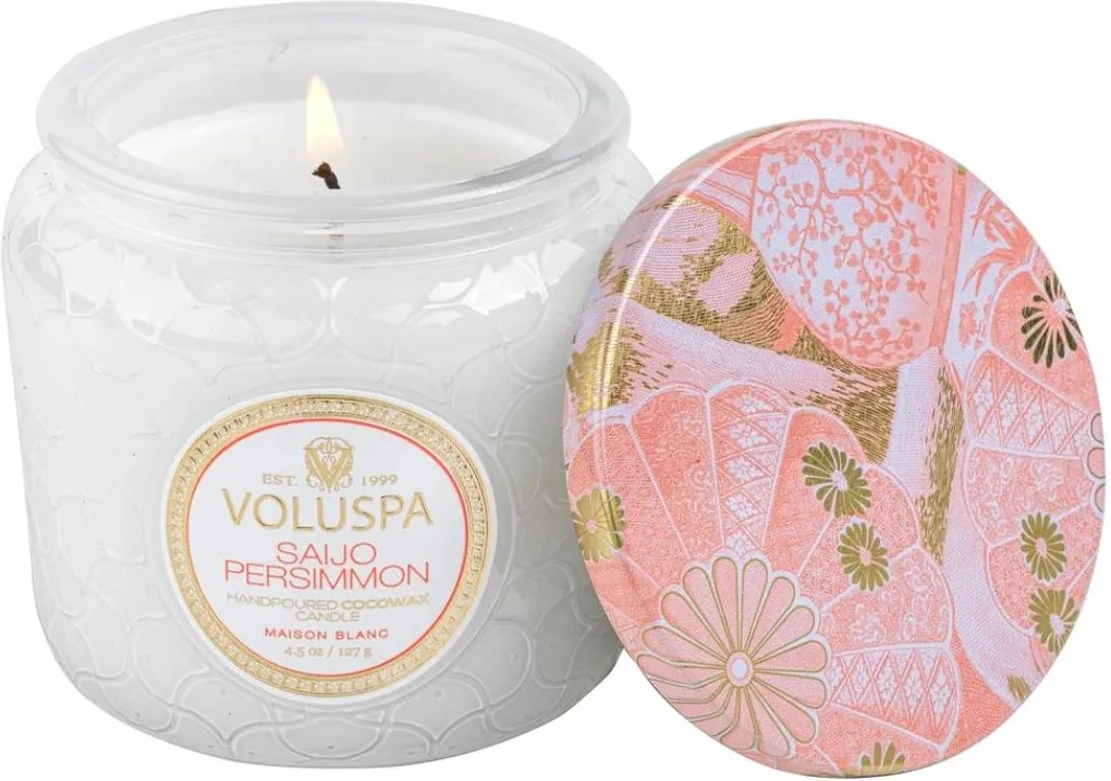 Voluspa – vonná svíčka Saijo Persimmon (Kaki Saijo), 127 g