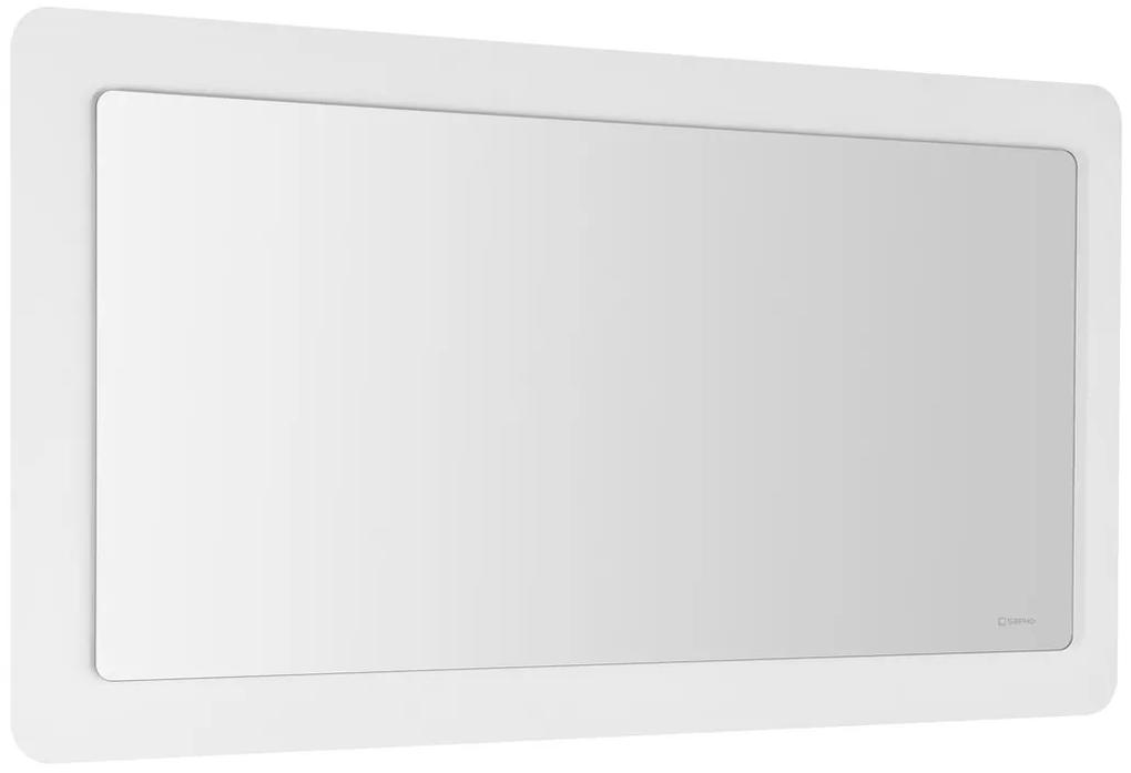 Sapho, LORDE LED podsvícené zrcadlo s přesahem 1100x600mm, bílá, NL603
