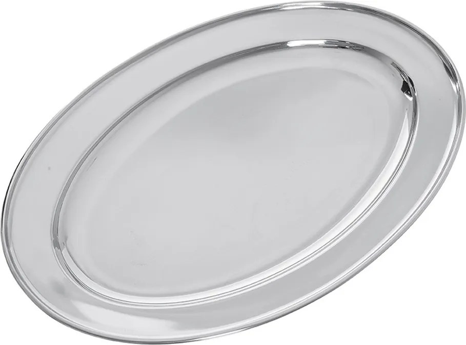 Servírovací tác z nerezové oceli 23x34,5 cm – Orion