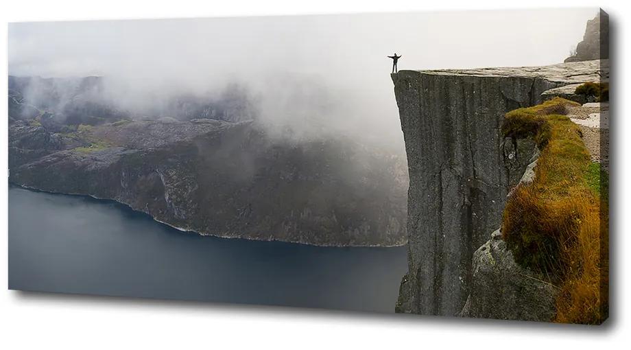 Wallmuralia Foto obraz na plátně Norsko útes 125x50 cm