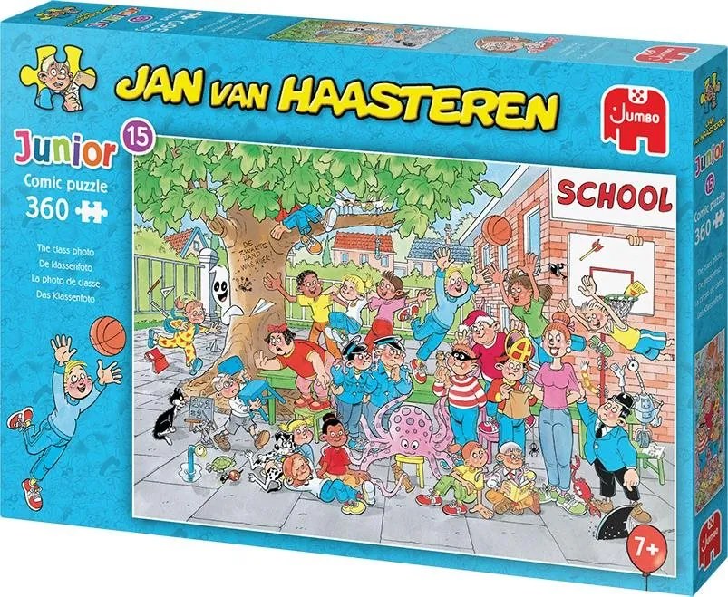 Jumbo puzzle jvh junior 15: třídní foto 360 dílků