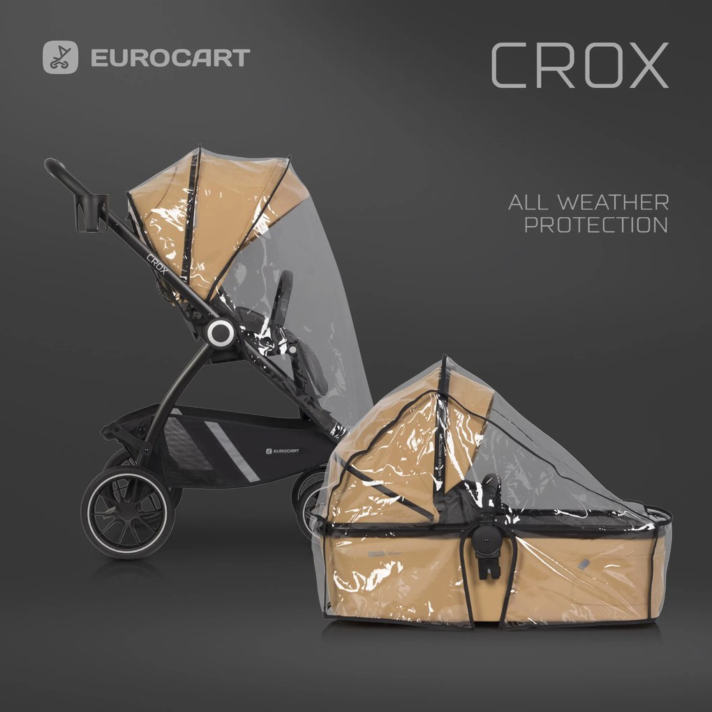 Hluboká vanička pro dětský kočárek Euro-Cart Crox Camel
