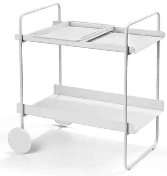 Zone Denmark Barový stolek na kolečkách A-Cocktail Soft Grey