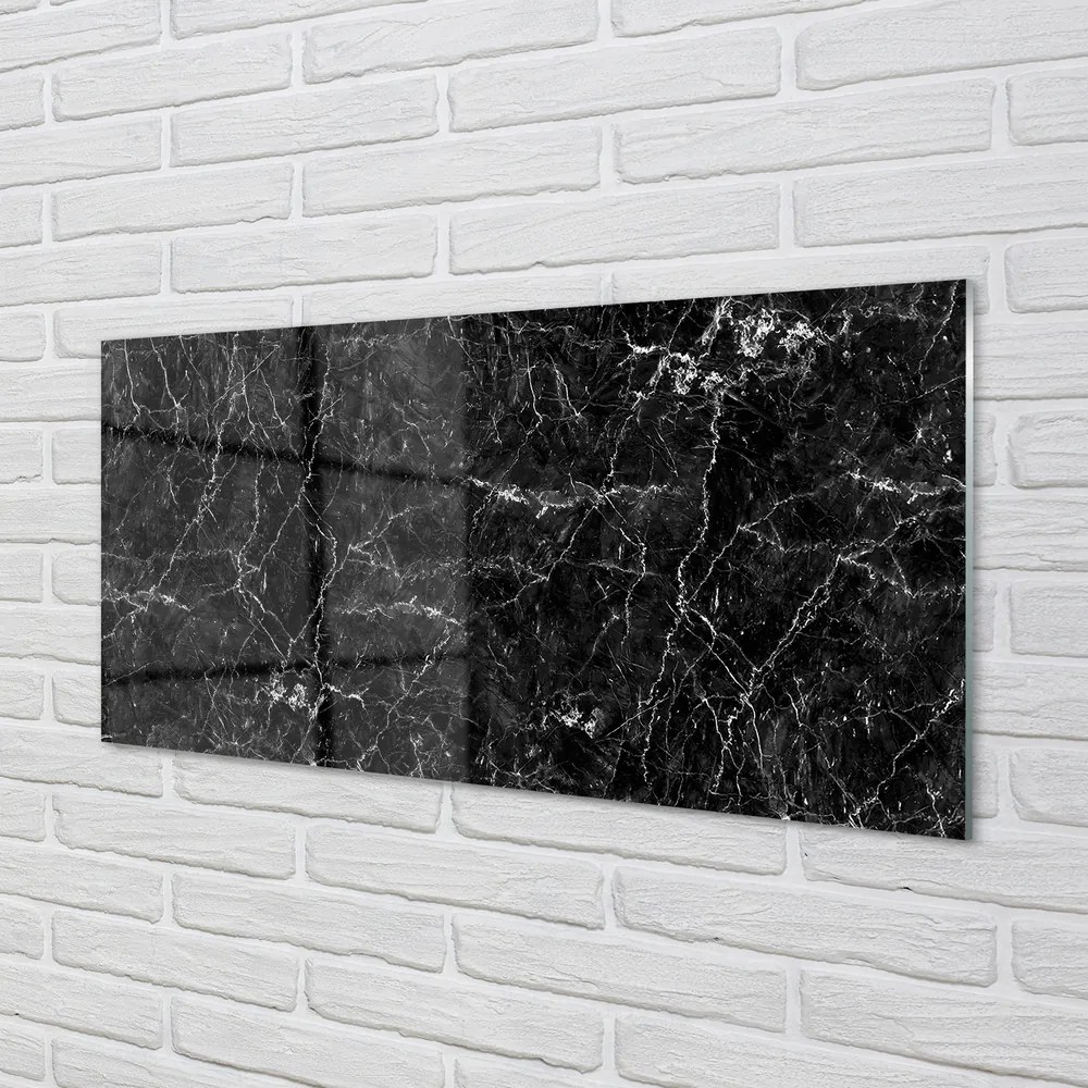 Skleněný panel Marble kamenná zeď