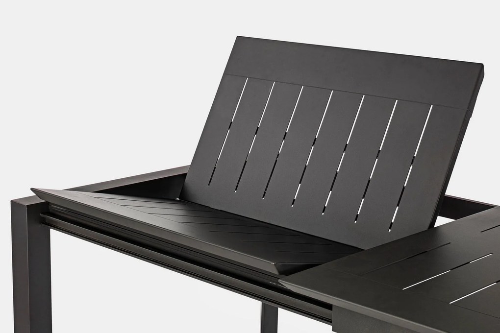 BIZZOTTO Rozkládací zahradní stůl KONNOR 160x100 cm antracit 0662278