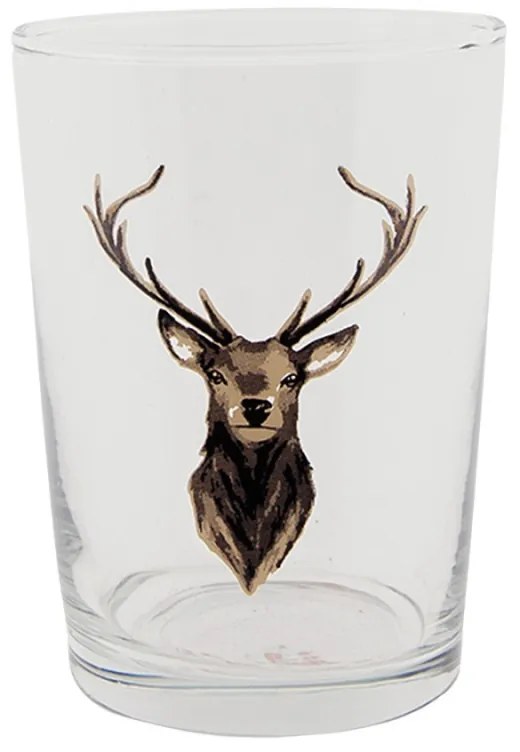 Sklenice na vodu s jelenem ok – 400 ml