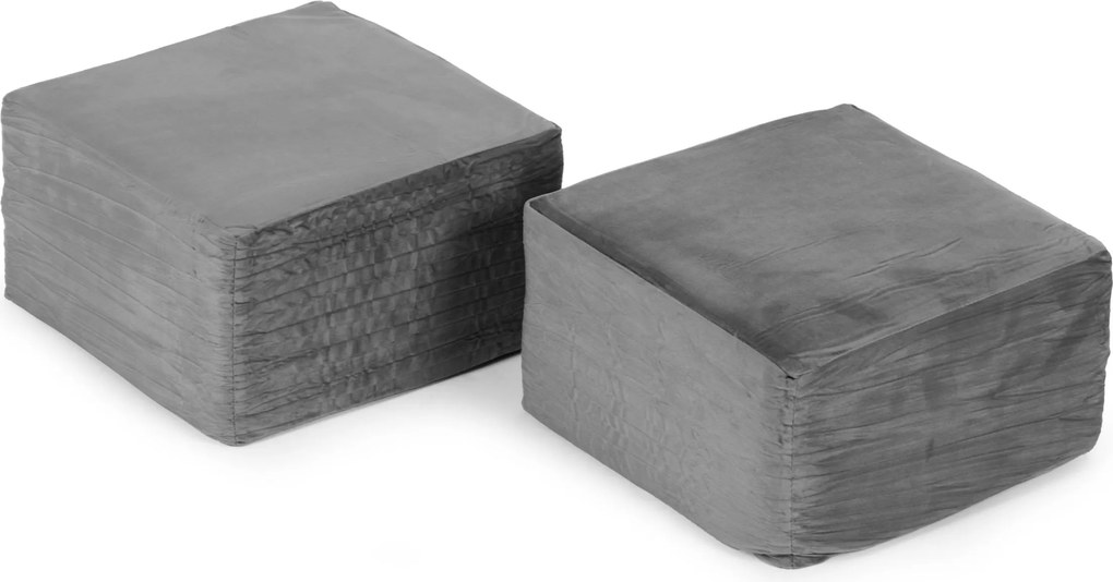 Dětská modulární pohovka DIY 4 díly šedá