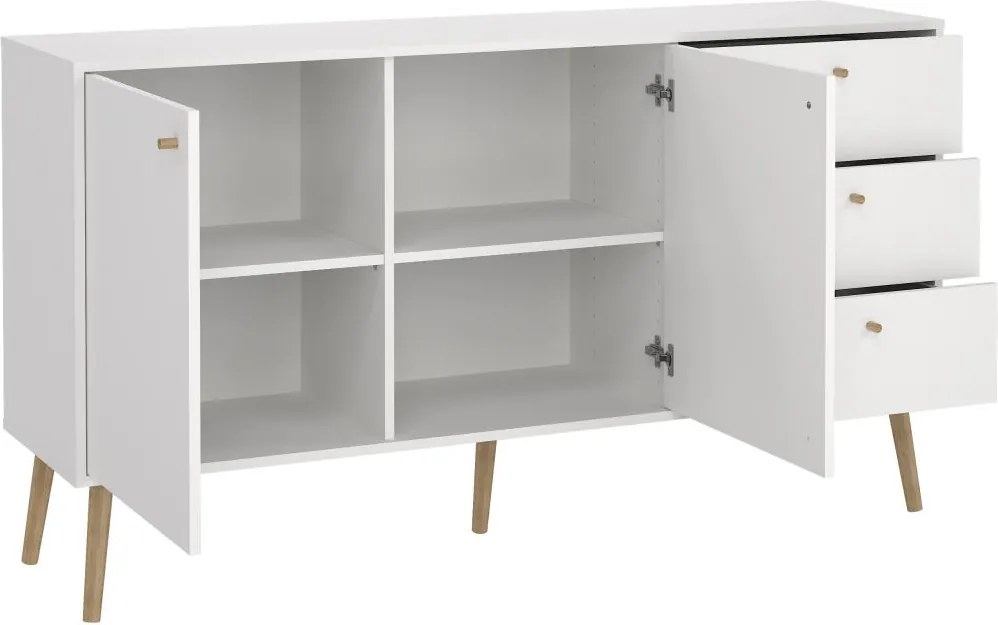 FALCO Komoda Boaz 121 bílá