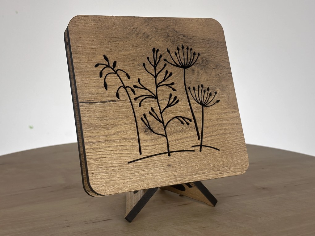 Li-Go "Lipnice" lampa 19x19cm provedení povrchu: ořech