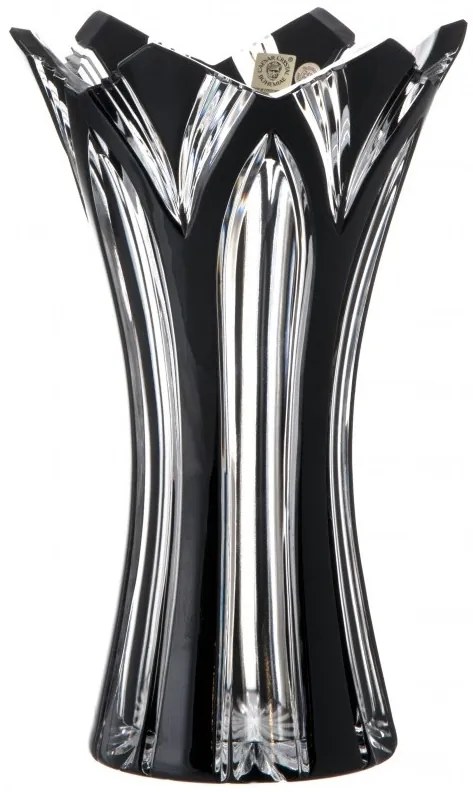 Váza Lotos, barva černá, výška 255 mm