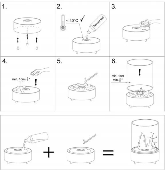 Planika Chantico Glassfire - BIO krb 36,1x25,1 cm 2,5kW