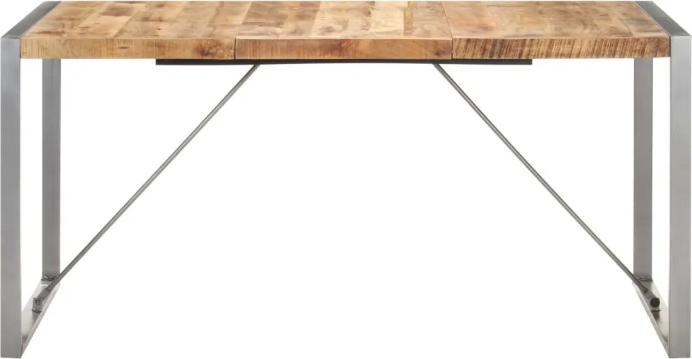 vidaXL Marketos Jídelní stůl 160 x 80 x 75 cm masivní hrubé mangovníkové dřevo