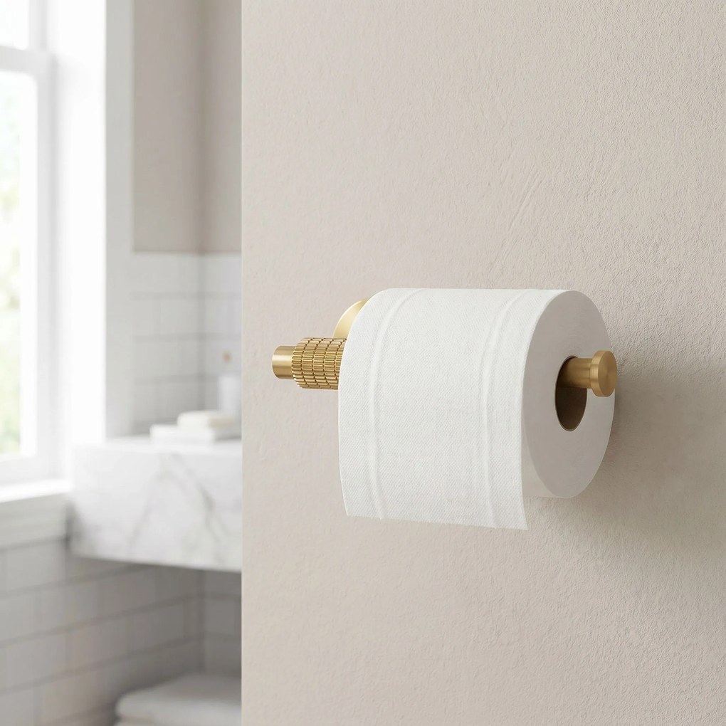 Rea Rea, Držák na toaletní papír 29105 Rivo Brush Gold, REA-60110