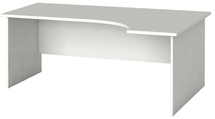B2B Partner Rohový kancelářský pracovní stůl PRIMO FLEXI, 180 x 120 cm, bílá, pravý
