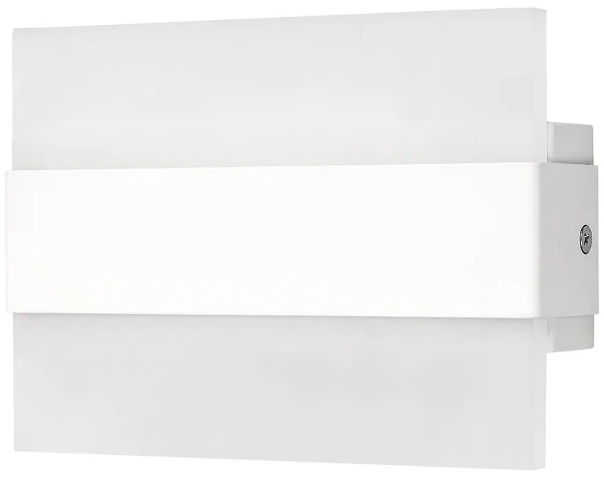 Nástěnné LED osvětlení NEVILLE, 4W, teplá bílá, hranaté, bílé Rabalux Neville 001439