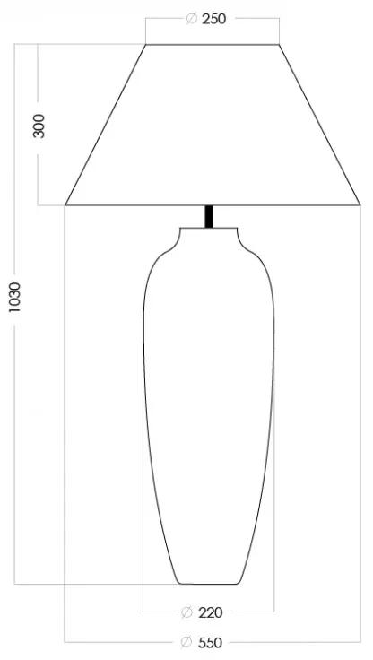 4concepts Designová stolní lampa GRANADA