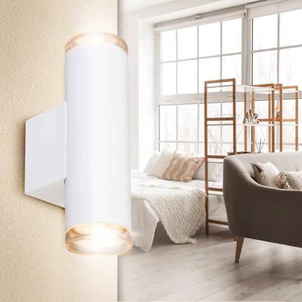 Brilagi - Koupelnové bodové svítidlo SELE AQUA 2xGU10/30W/230V IP44 bílá