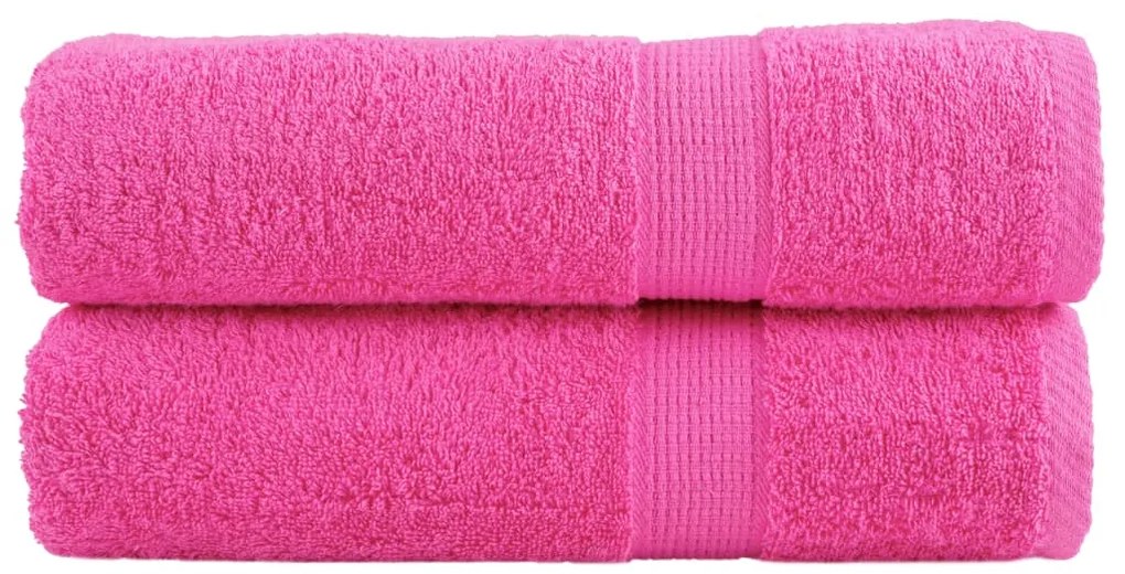 Prémiové osušky SOLUND 2 ks růžové 100x150 cm 600 g/m² 137527