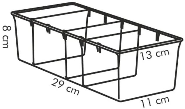 Tescoma Zásobník na sáčky s kořením 4FOOD 29x13 cm