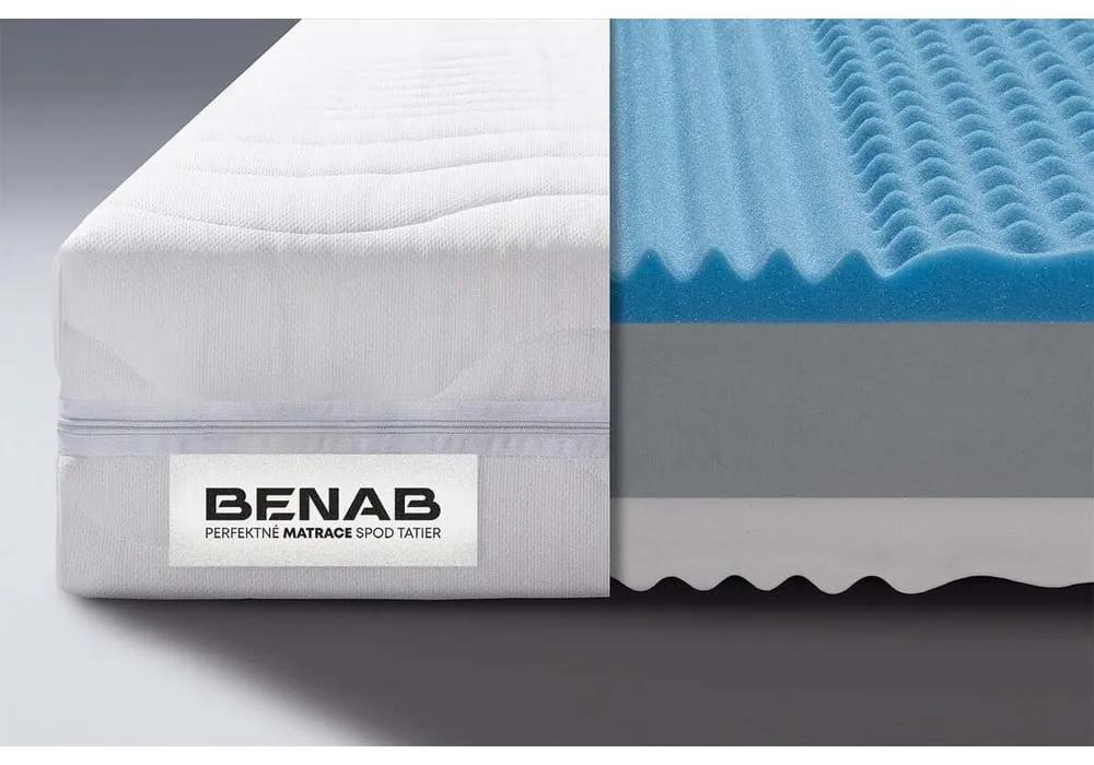 Tvrdá/středně tvrdá pěnová oboustranná matrace 180x200 cm BonLife – BENAB