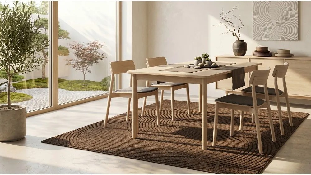 Hnědý koberec 120x170 cm Zephyr – ESTE