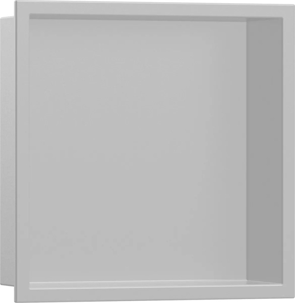 Hansgrohe XtraStoris Original, výklenek do zdi s rámem 300x300x100mm, betonově šedá, HAN-56061380