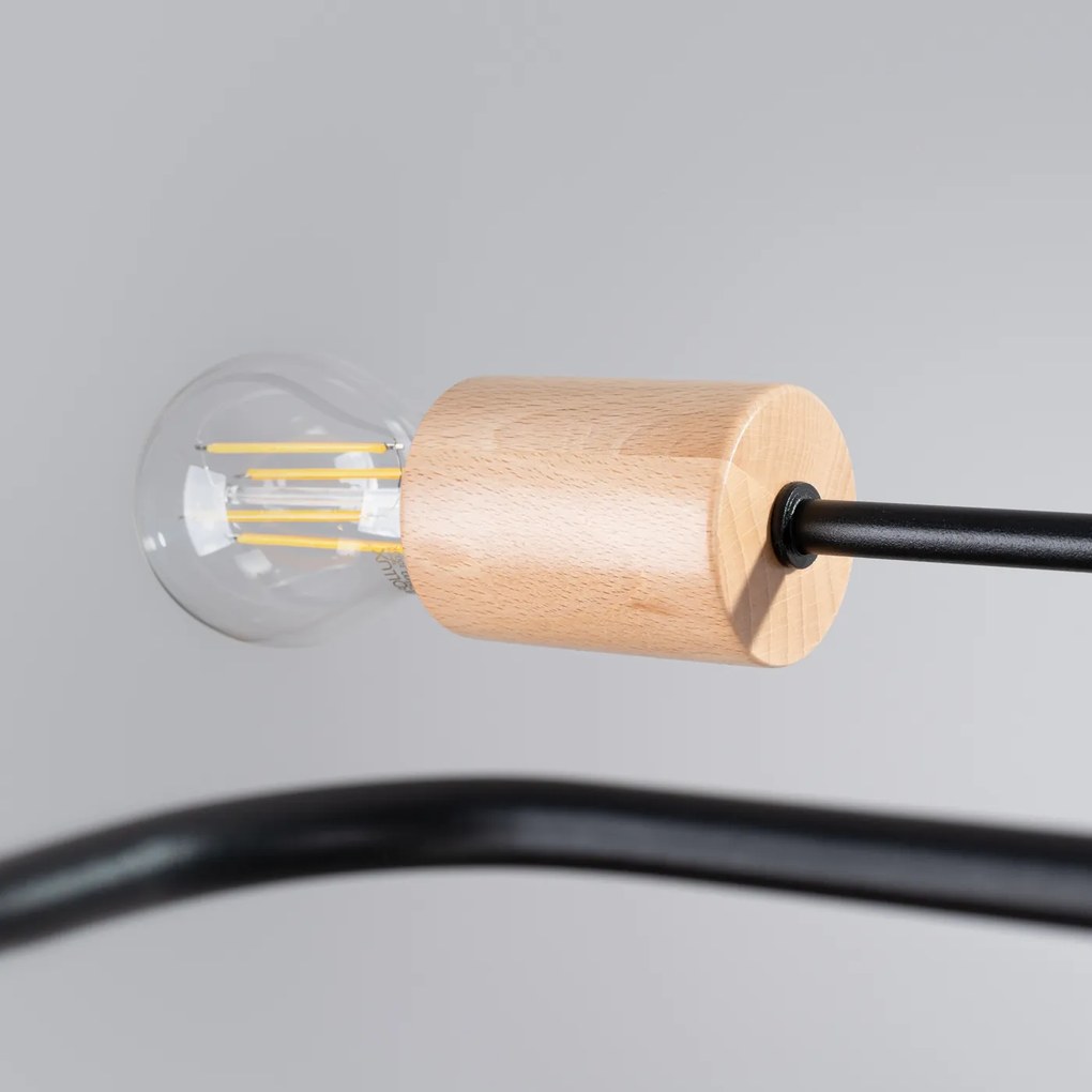 Sollux Lighting Lustr TIMBO 8 černý
