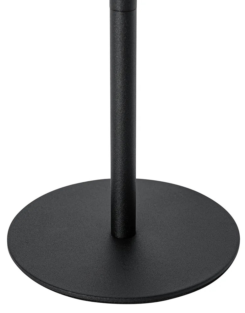 Sada 2 černých dobíjecích stolních lamp 40 cm IP54 - Jude