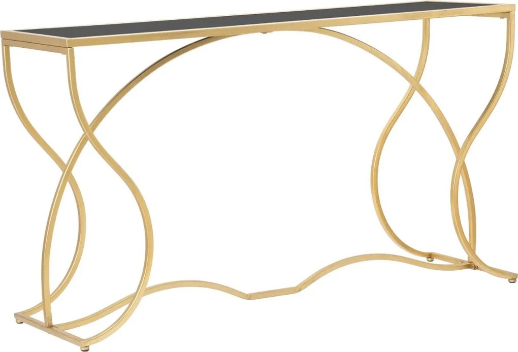 Designová konzole Sachiyo 130 cm zlatá