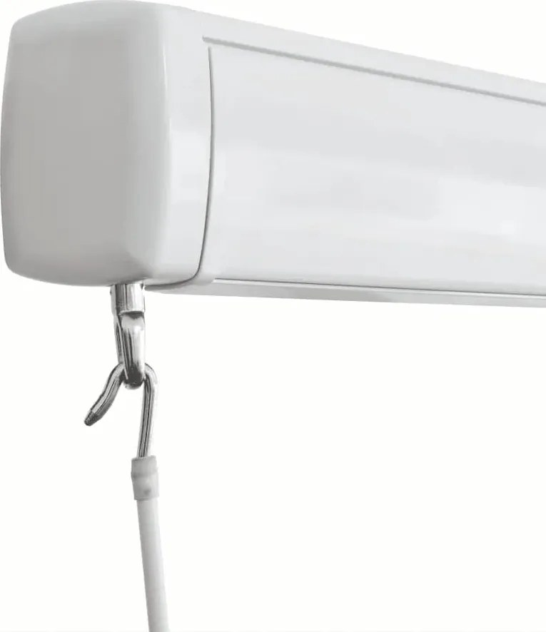 vidaXL Kazetová markýza na ruční ovládání 350 cm [3052671] Barva: Krémová (bílý rám)