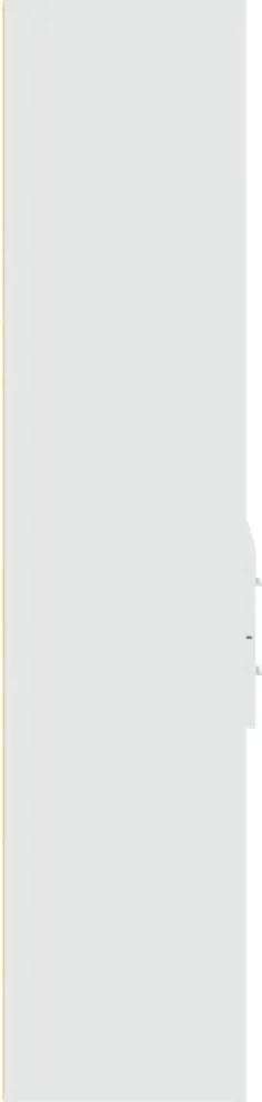Skříň highboard bílá 70 x 42,5 x 185 cm kompozitní dřevo 3281462