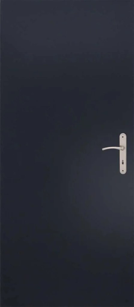 Hörmann ZK Plechové dveře 90 L, 900 × 1970 mm, pozinkované lakované, levé, antracit, plné