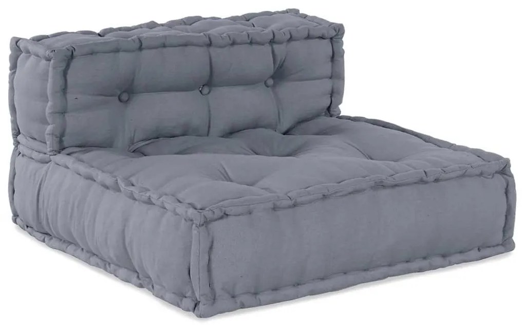 Modulová pohovka Textil Šedá 210 x 140 x 56 cm 3315094