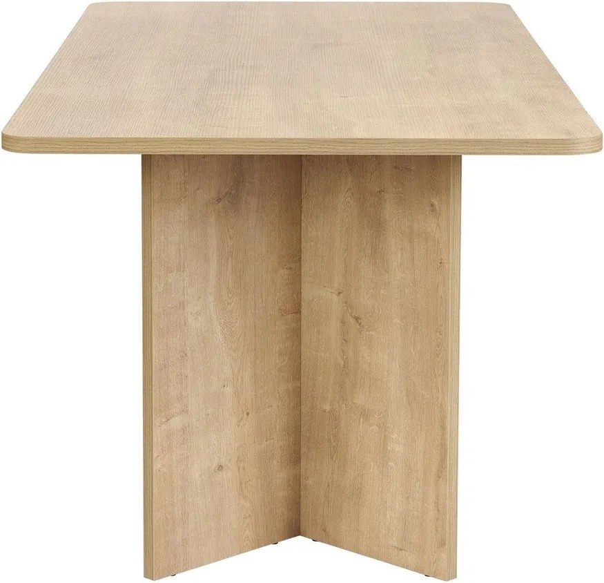 Jídelní stůl v dekoru dubu 90x180 cm Linza – Kalune Design