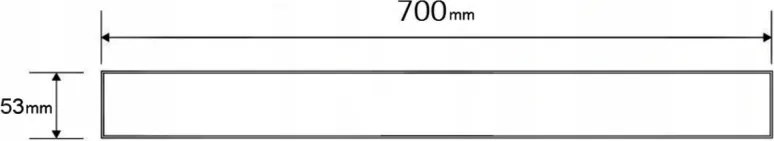 Mexen Flat M13 kryt 2v1 pro liniový odtok 70 cm, růžové zlato - 1619070