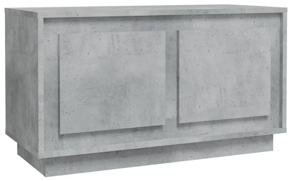 vidaXL TV skříňka betonově šedá 80 x 35 x 45 cm kompozitní dřevo
