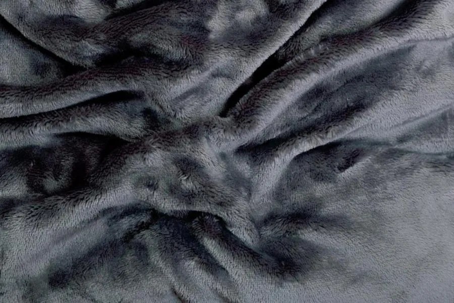 SVITAP sleep well Prostěradlo mikroflanel tmavě šedá  180x200x20 cm