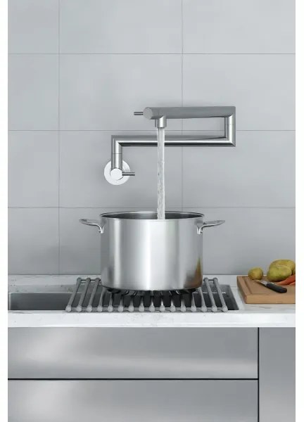 KFA Armatura 6623-030-22 - Kuchyňská baterie s kloubem DUERO POT FILLER nerez