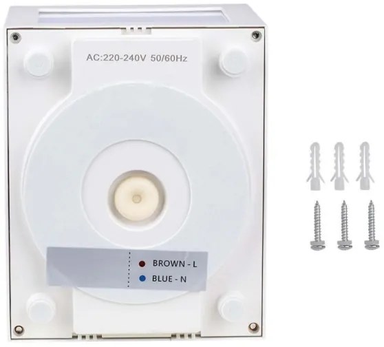 LED Venkovní nástěnné svítidlo LED/12W/230V 3000K IP65 bílá
